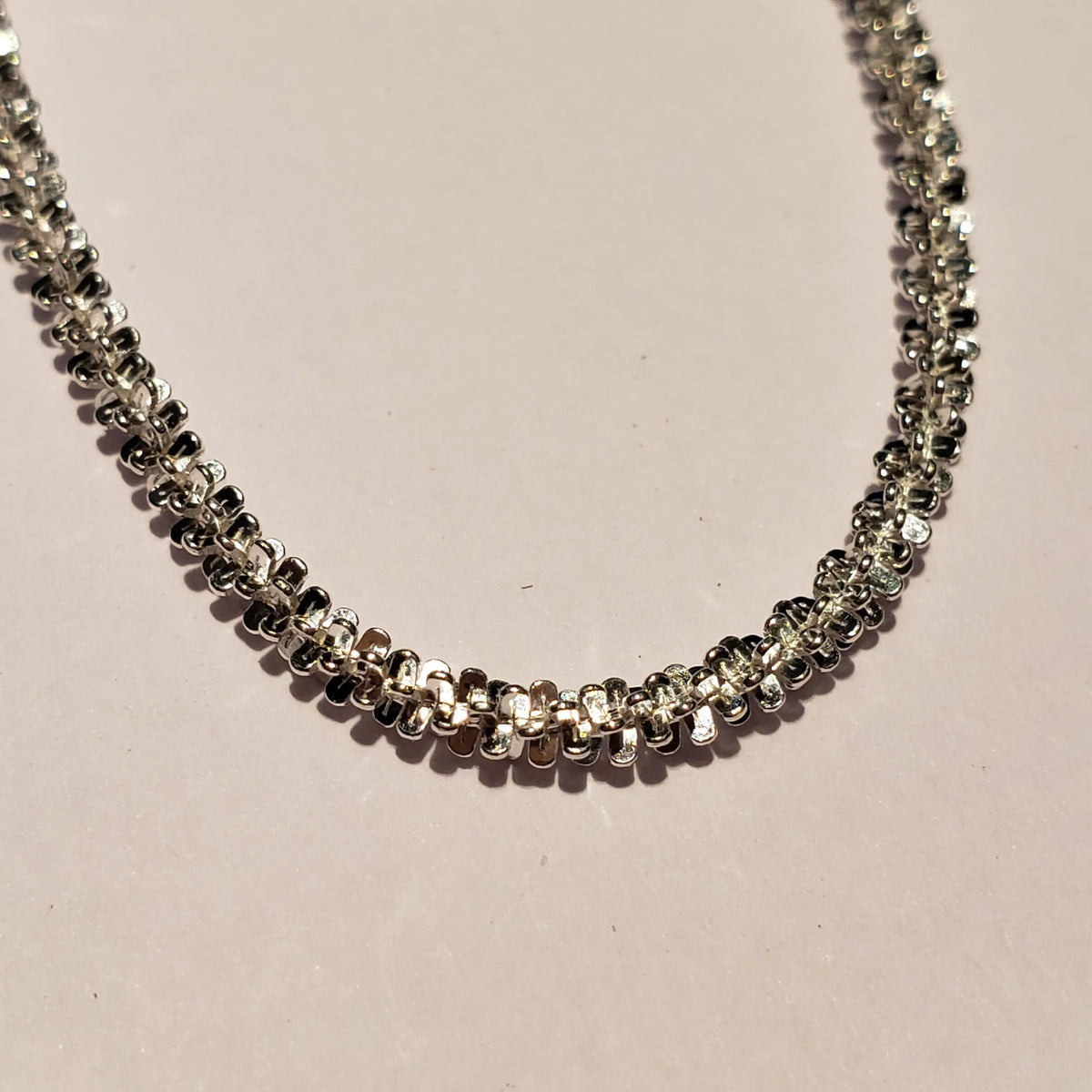 Silver Paddle Chain 20" PN. ECH009 | Empire Ammolite